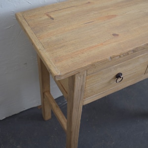 Made to Order: Solid Wood Console Table With Two Drawers - Etsy