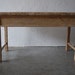 Solid Wood Table W/two Drawers - Etsy