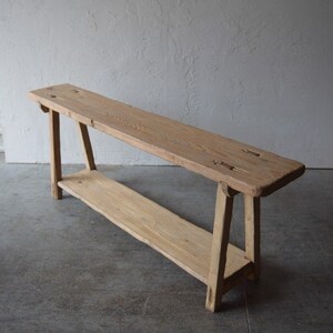 Made-to-order: Long Solid Wood Console Table 68" Long - Etsy