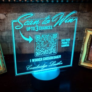 LED Light up Display/sign, Custom Night Light, Desk Lamp, Custom LED ...