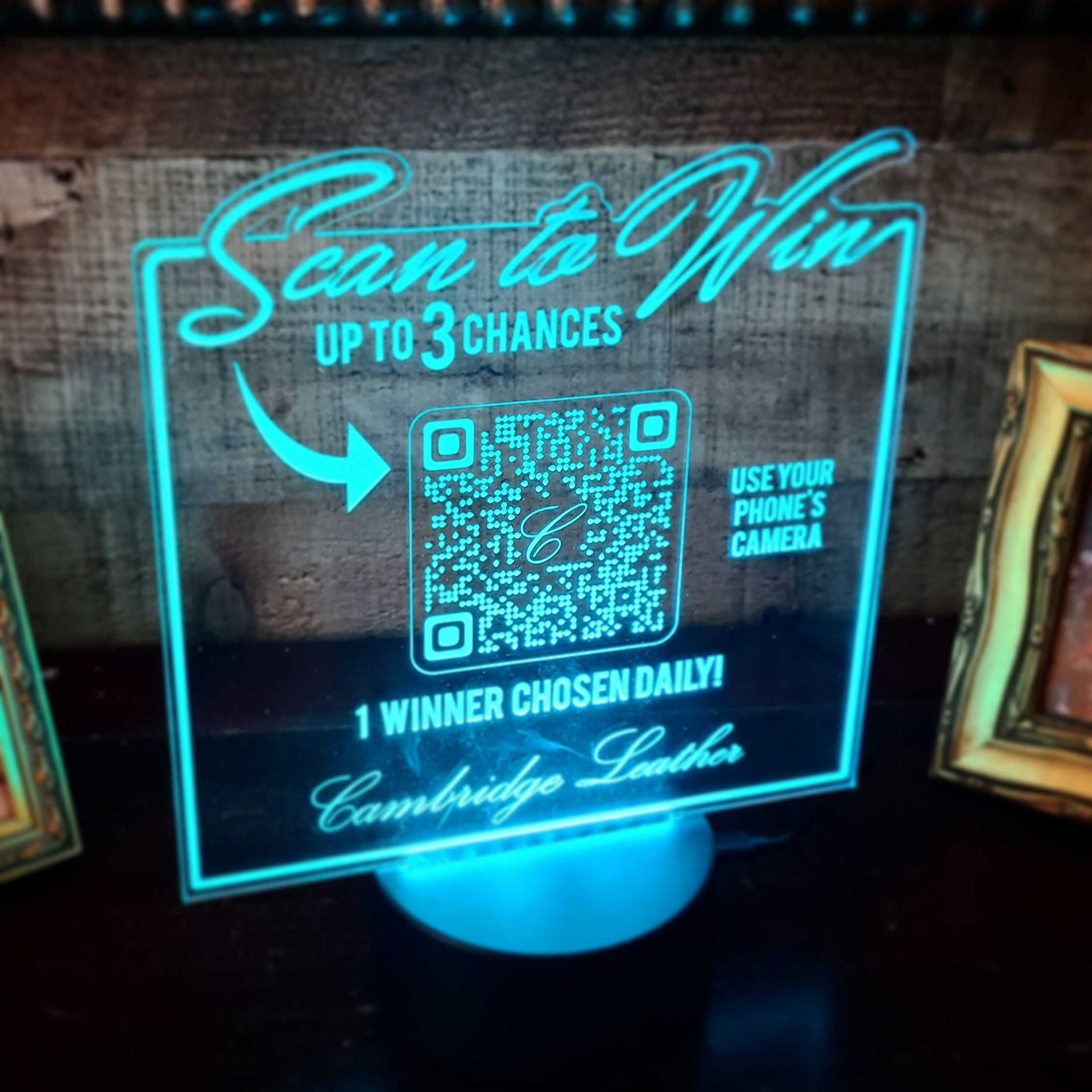 LED Light up Display/sign Custom Night Light Desk Lamp - Etsy