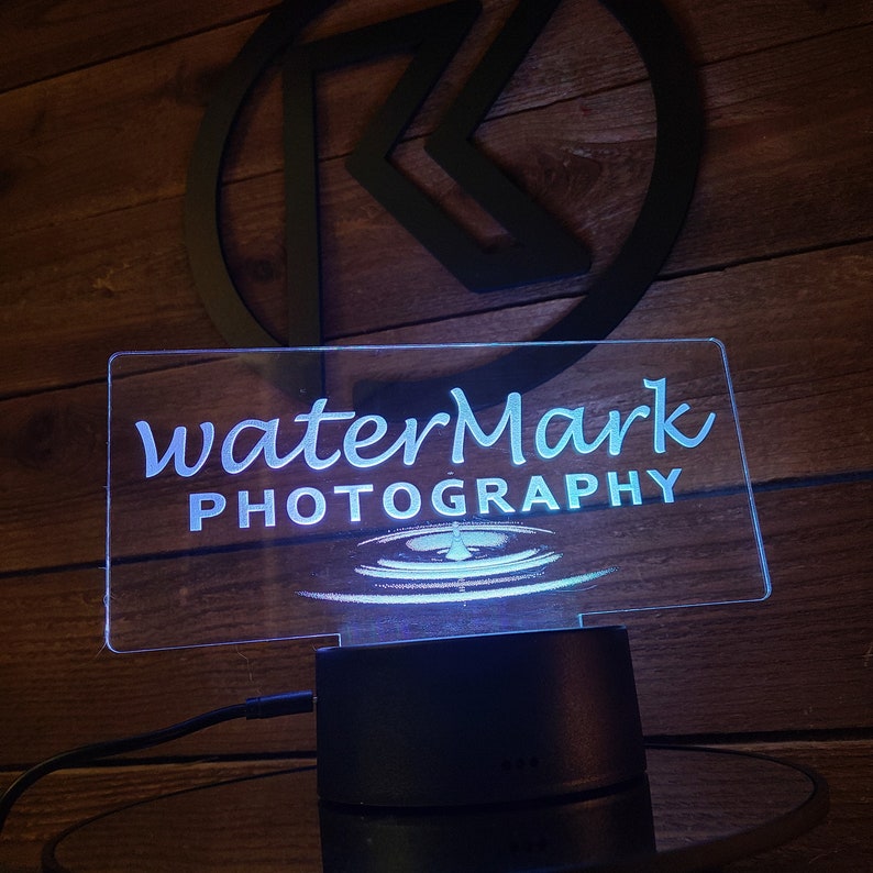 LED Light up Display/sign Custom Night Light Desk Lamp - Etsy