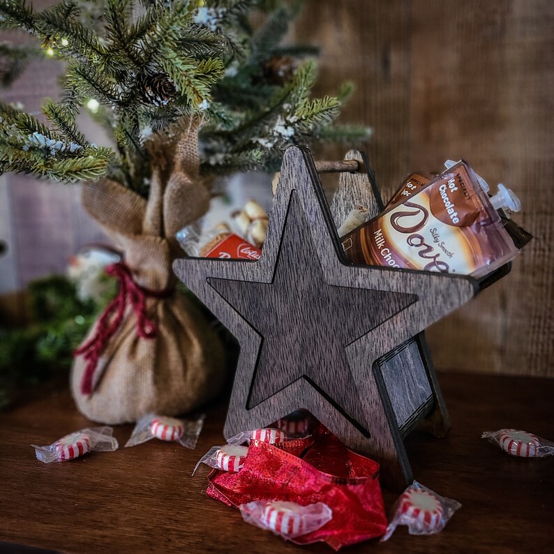 Star Shaped Container Decor for Holidays or Anyday - Etsy