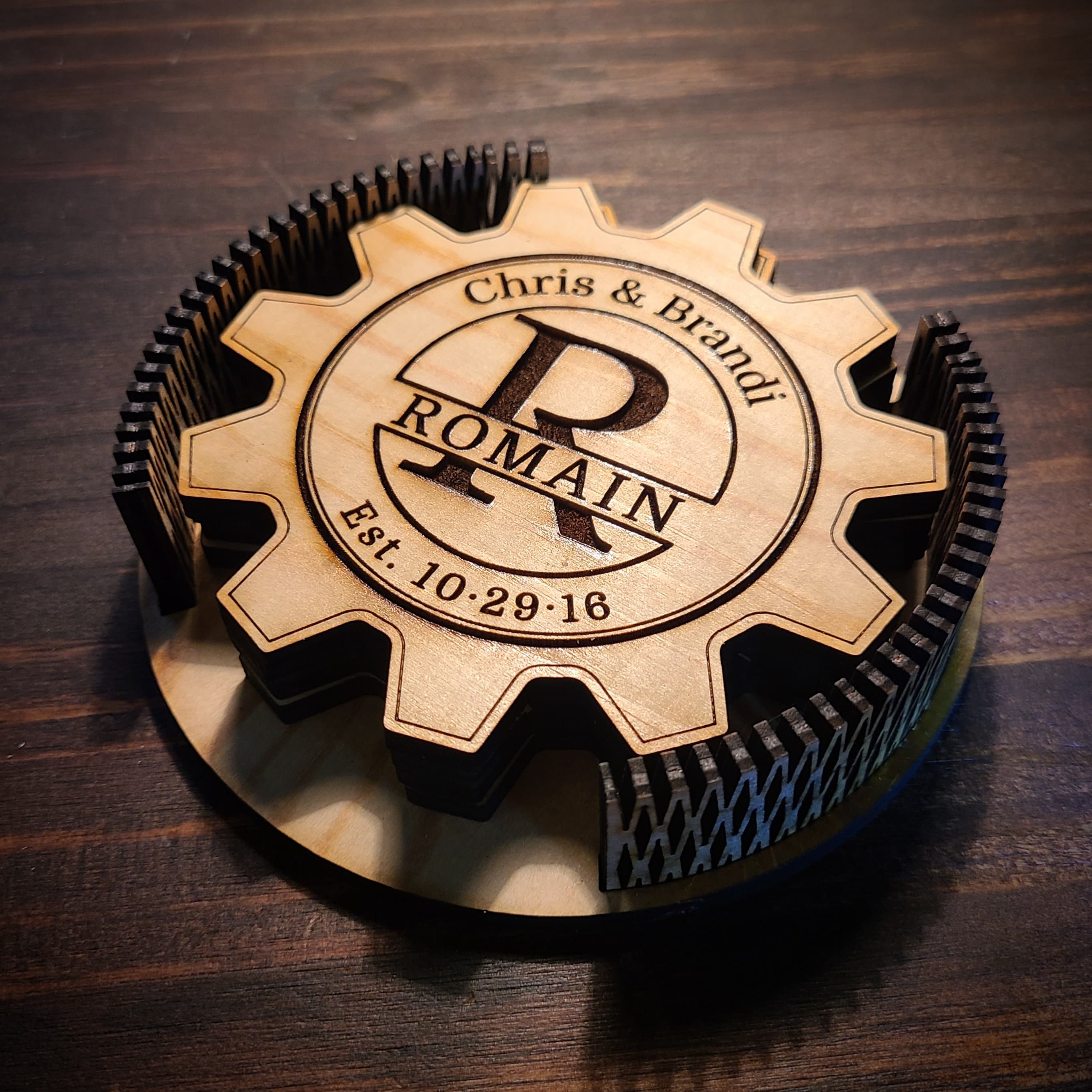 Gear Coaster Set Digital Download File - Etsy