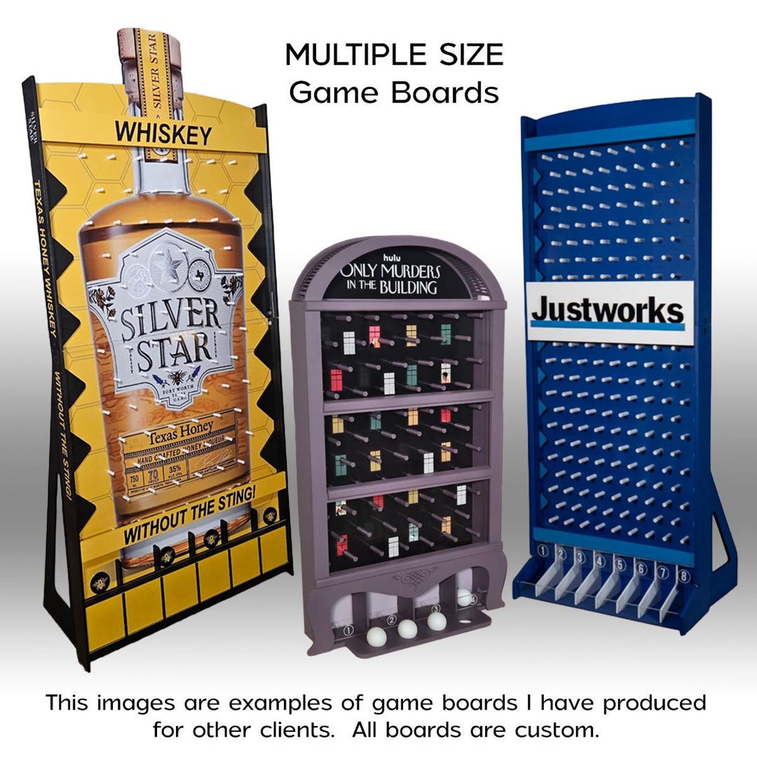 Custom Game Boards - Trade Show Board Games, Brand Activations, Trade ...