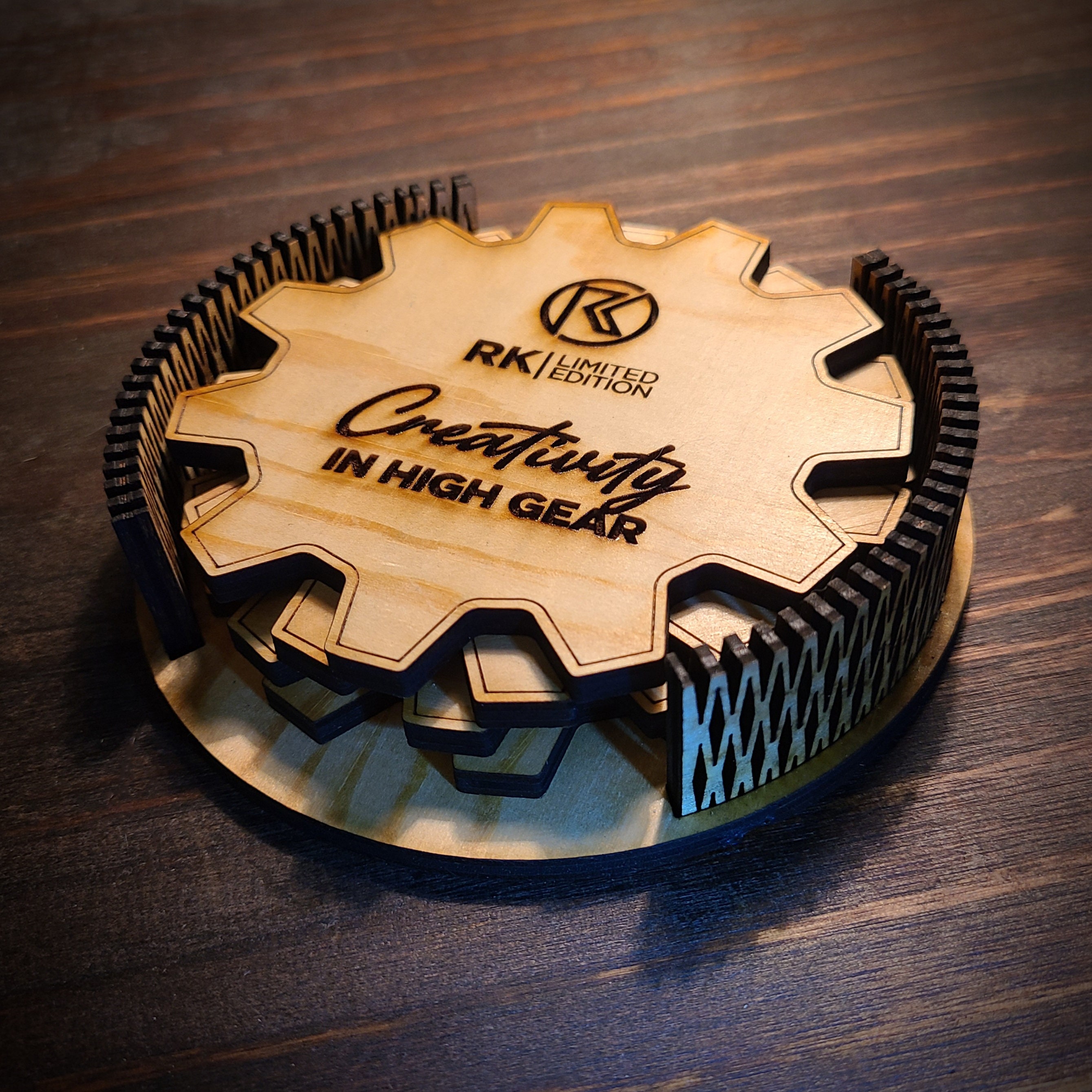 Gear Coaster Set Digital Download File - Etsy
