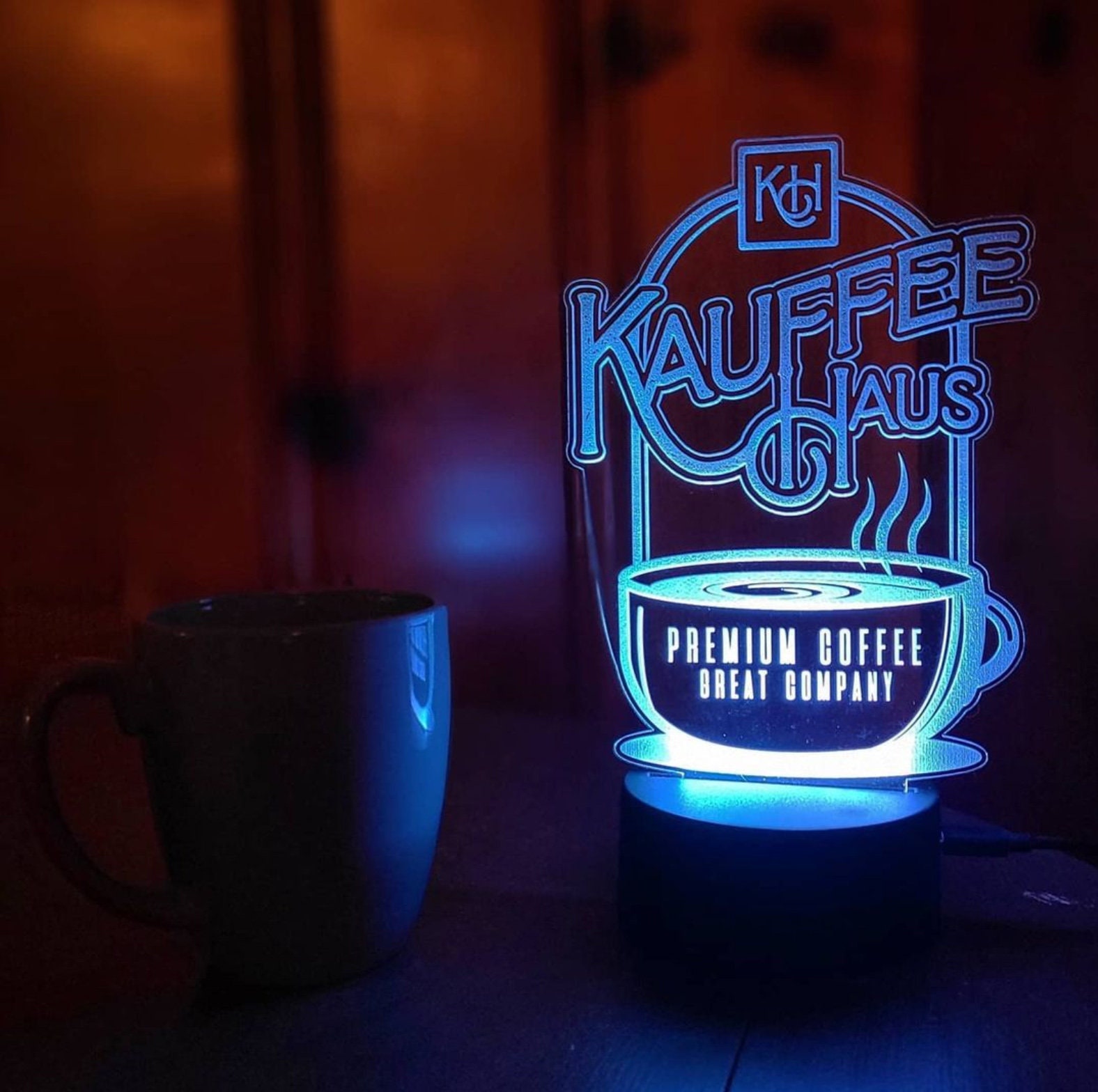 LED Light up Display/sign Custom Night Light Desk Lamp - Etsy