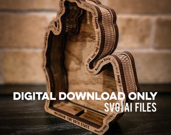 Michigan Laser Files - Etsy