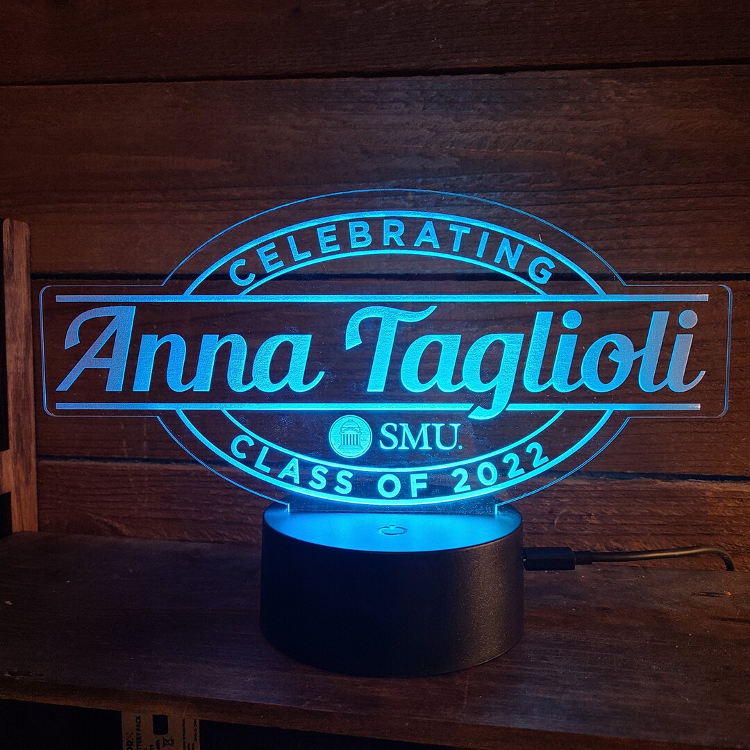 Graduation LED Sign - With Base and Remote - Custom Designed for You ...
