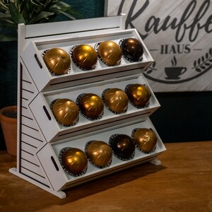 Custom Nespresso Vertuo Capsule Holder / Coffee Organizer Dispenser ...
