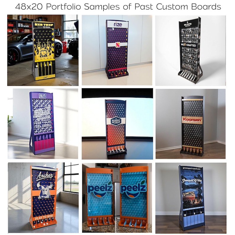 Custom Game Boards - Trade Show Board Games, Brand Activations, Trade ...