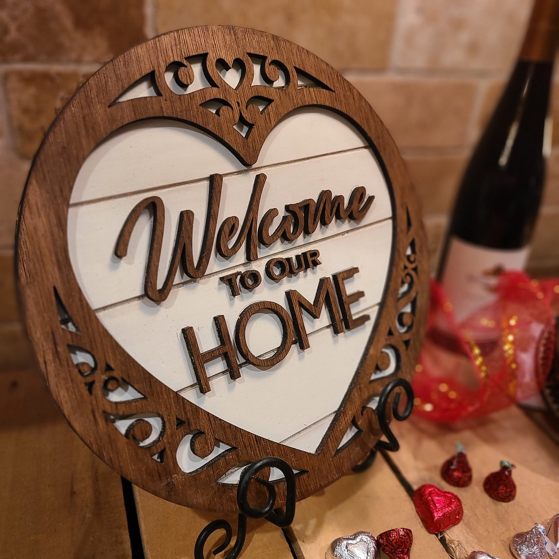 Heart Shaped Sign - Download File Only - SVG for Glowforge, Lasers - Etsy