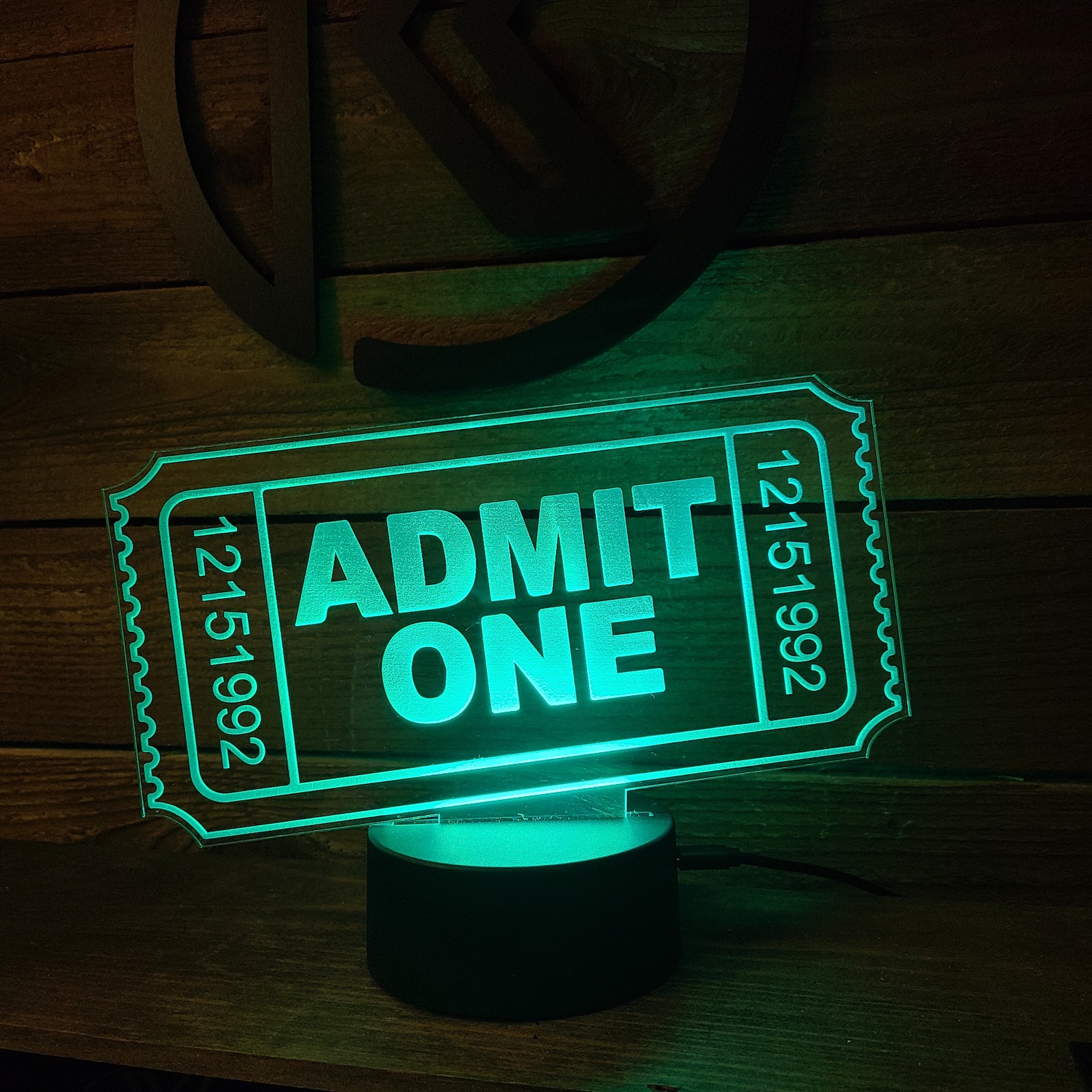 LED Light up Display/sign Custom Night Light Desk Lamp - Etsy