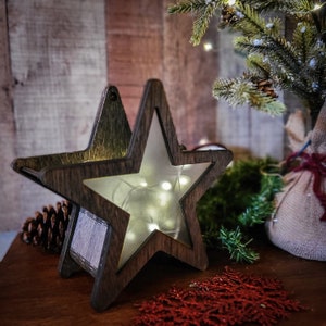Star Shaped Container Decor for Holidays or Anyday Universal Decorative ...