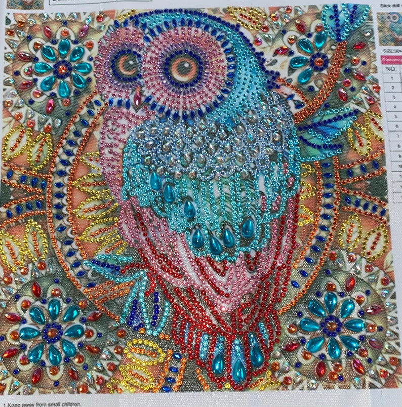 Complete Owl Diamond Painting - Etsy