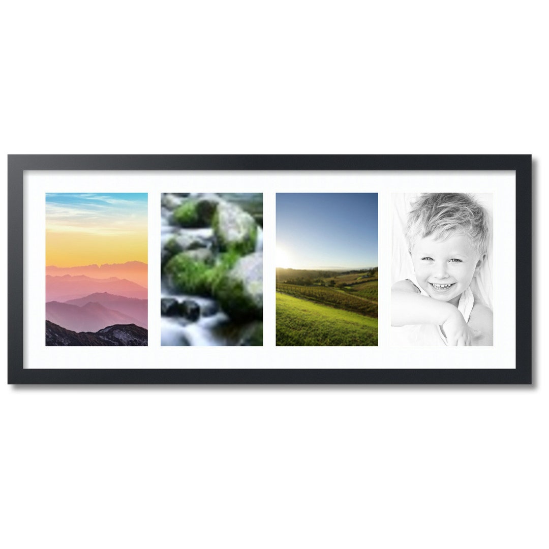 4 8x12 Photo Frame, Frame With Plexi Glass, Multi Photo Frame, Gallery ...