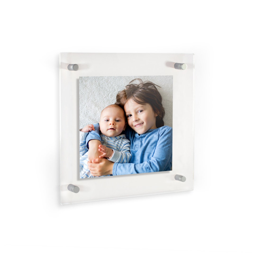 Acrylic Frame, Floating Picture Frame, Floating Art Frame, Floating for ...