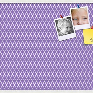 Purple Bulletin Board, Cute Cork Board, Pin Board for Girls, Kids Room ...