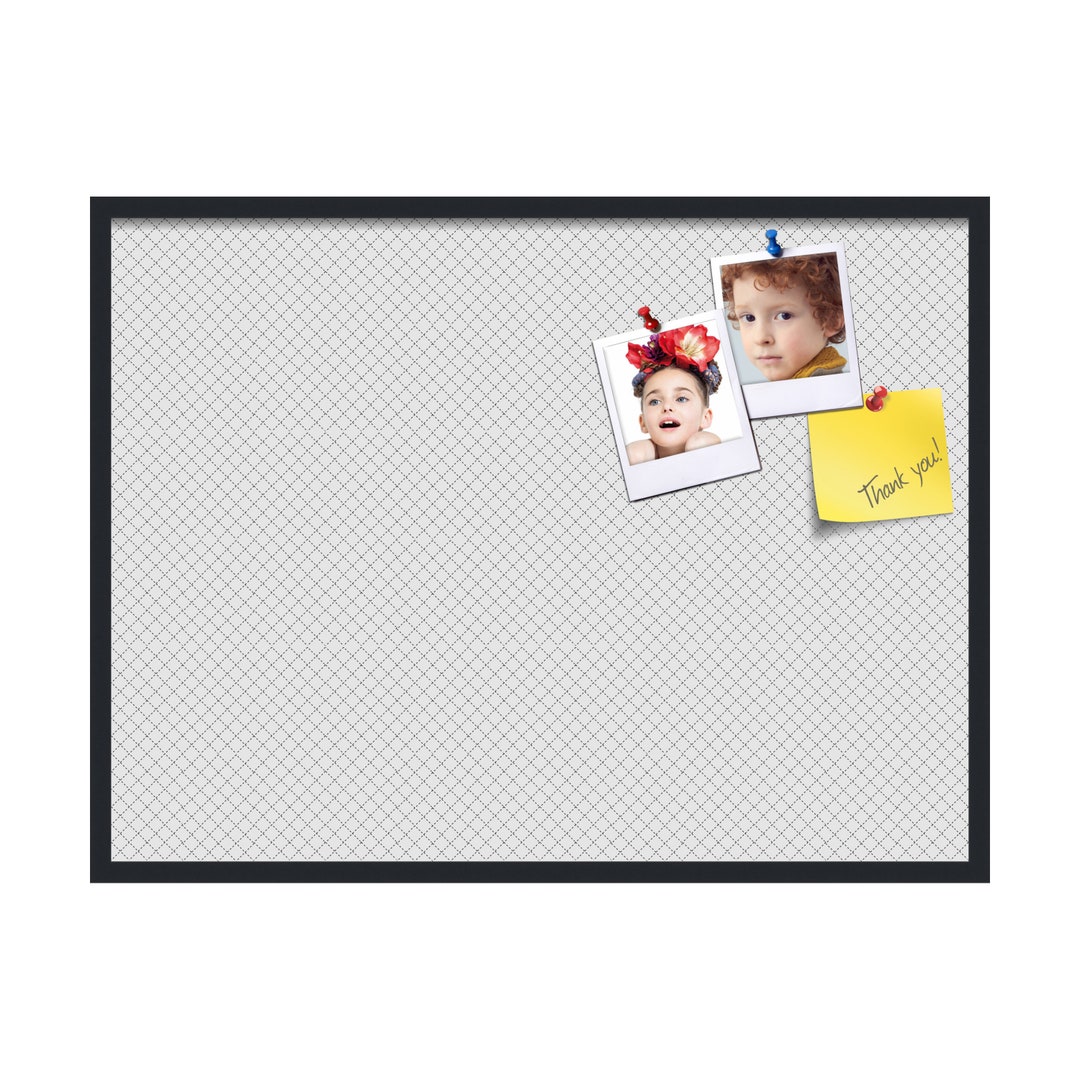 Framed Cork Board, Decorative Pin Board, Modern Corkboard, Home Office ...