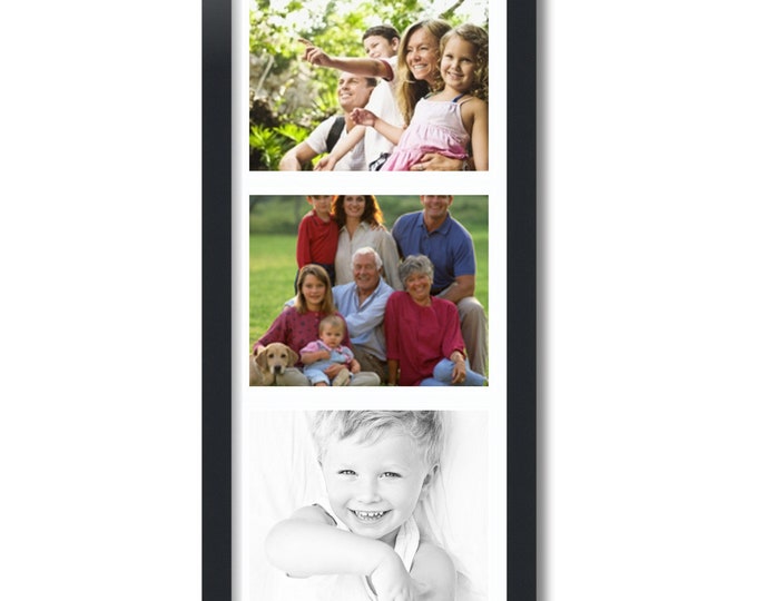 Collage Multiple Opening Picture Frame With 5 Openings 2-1/2"x3-1/2 3x3 ...
