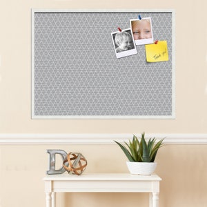 Grey Cork Board, Pin Board With Frame, Decorative Board, Bulletin Board ...