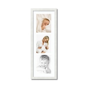 Triple 8x10 Frame, Three Picture Frame, Vertical Collage Frame, 3 ...