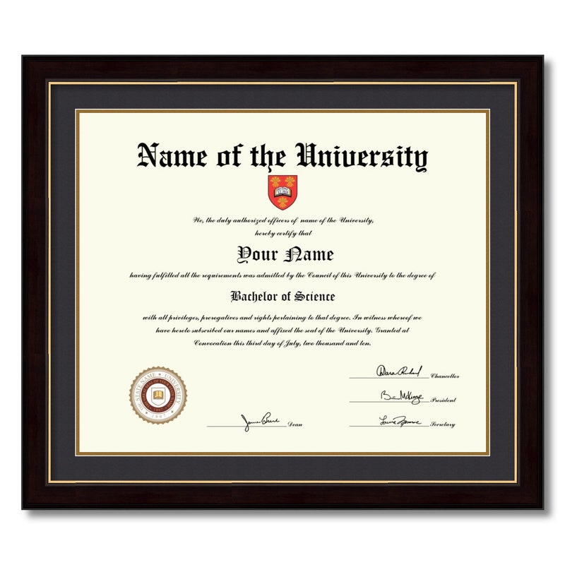 17 X 14 Diploma Frame - Etsy