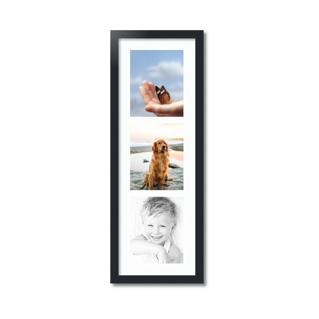 3 8x10 Collage Frame, Triple Photo Frame, Collage Picture Frame, 3 ...