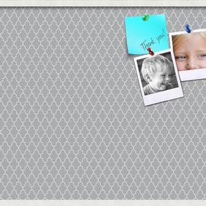 Grey Cork Board, Pin Board With Frame, Decorative Board, Bulletin Board ...