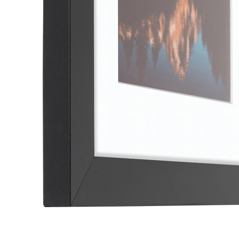 4 Opening Frame, 8x8 Collage Frame, Multi Photo Frame, Black Picture ...