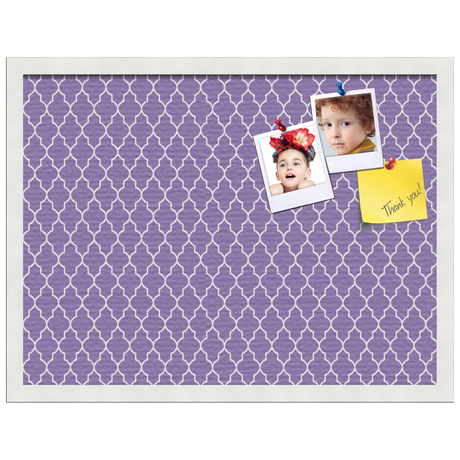 Purple Bulletin Board, Cork Board, Lavender Pin Board, School Supplies ...