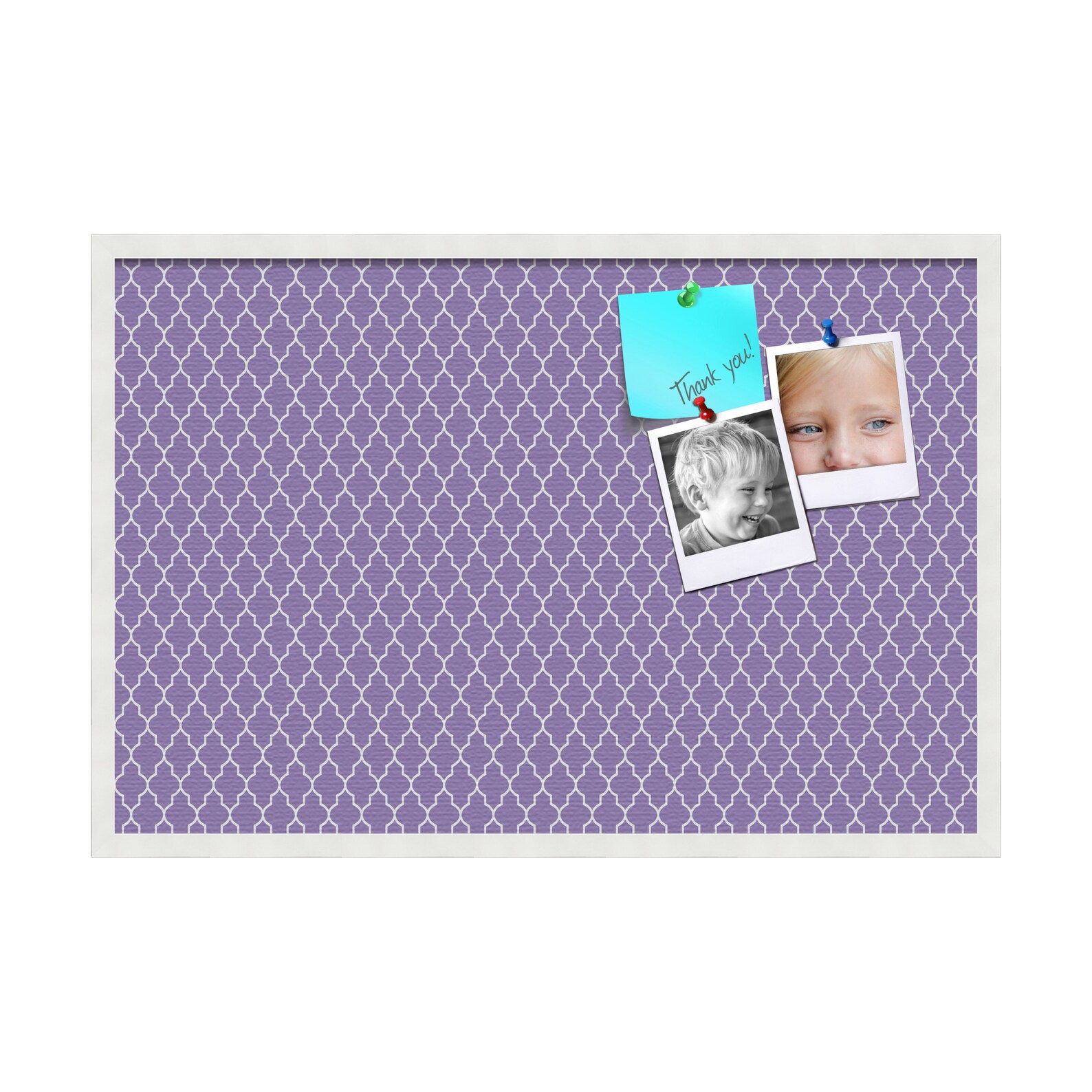 Purple Bulletin Board, Cute Cork Board, Pin Board for Girls, Kids Room ...