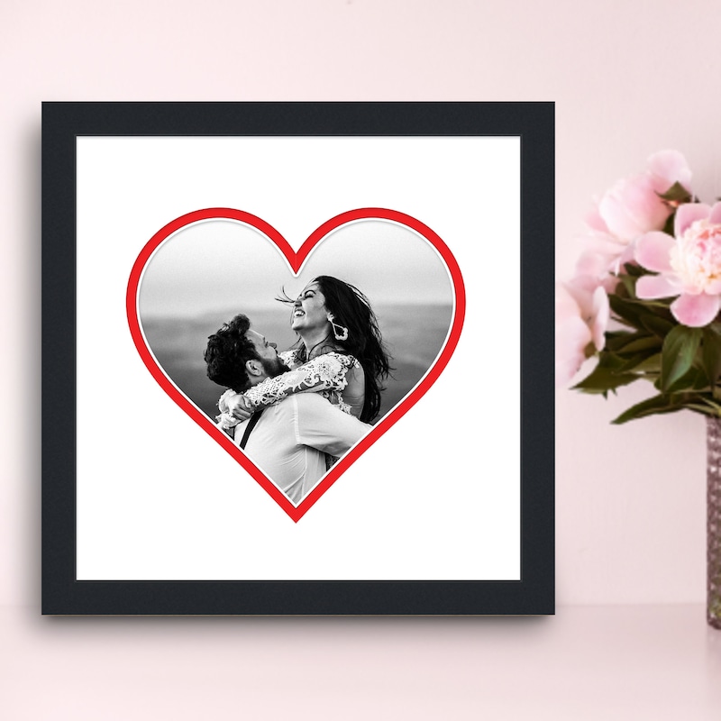Heart Shaped Picture Frame - Etsy