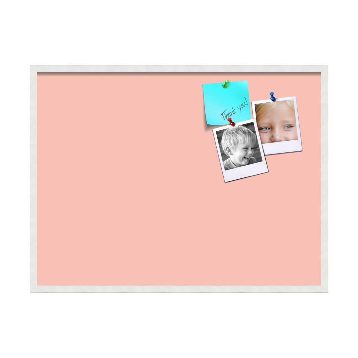 Bulletin Board, Pink Cork Board, Framed Pinboard, Cute Pin Board ...