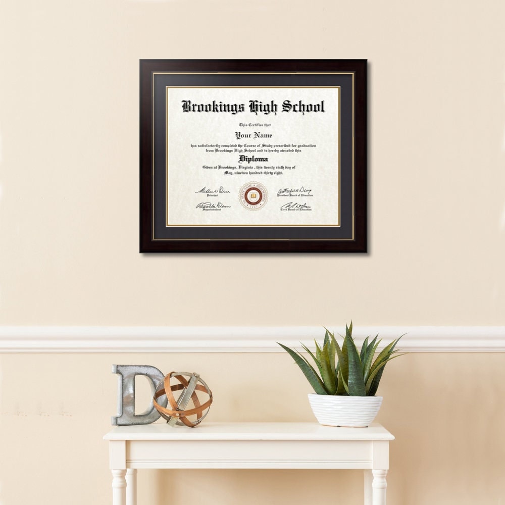 16x20 Diploma Frame, Certificate Frames, College Degree Frame ...