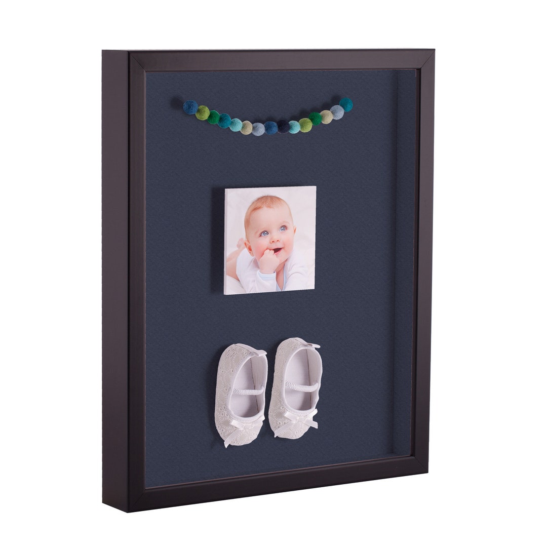 Custom Shadow Box Frame, Shadowbox Picture Frame, Satin Black Frame ...