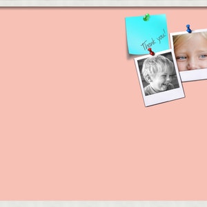 Bulletin Board, Pink Cork Board, Framed Pinboard, Cute Pin Board ...