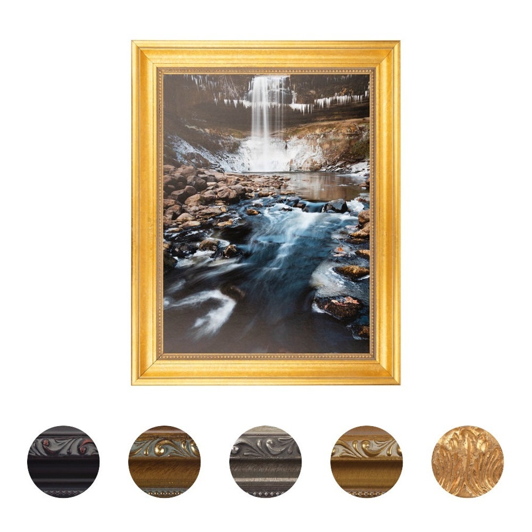 12x24 Frame, Picture Frame, 12 by 24 Inch Frame, Detailed Frame, Ornate ...