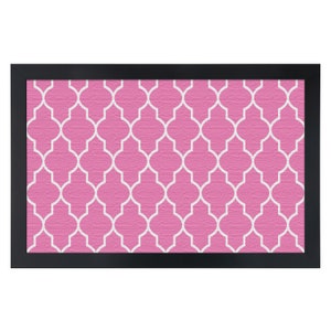 Pink Cork Board, Bulletin Board, Decorative Cork Board, Framed Pin ...