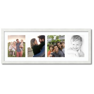 8x10 Collage Frame, 4 Opening Frame, Multiple Picture Frame, White ...