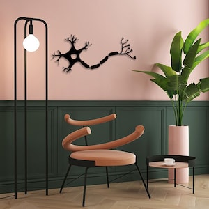 Neuron Brain Cell Wall Decor, Brain House Wood Wall Hangings, Office ...