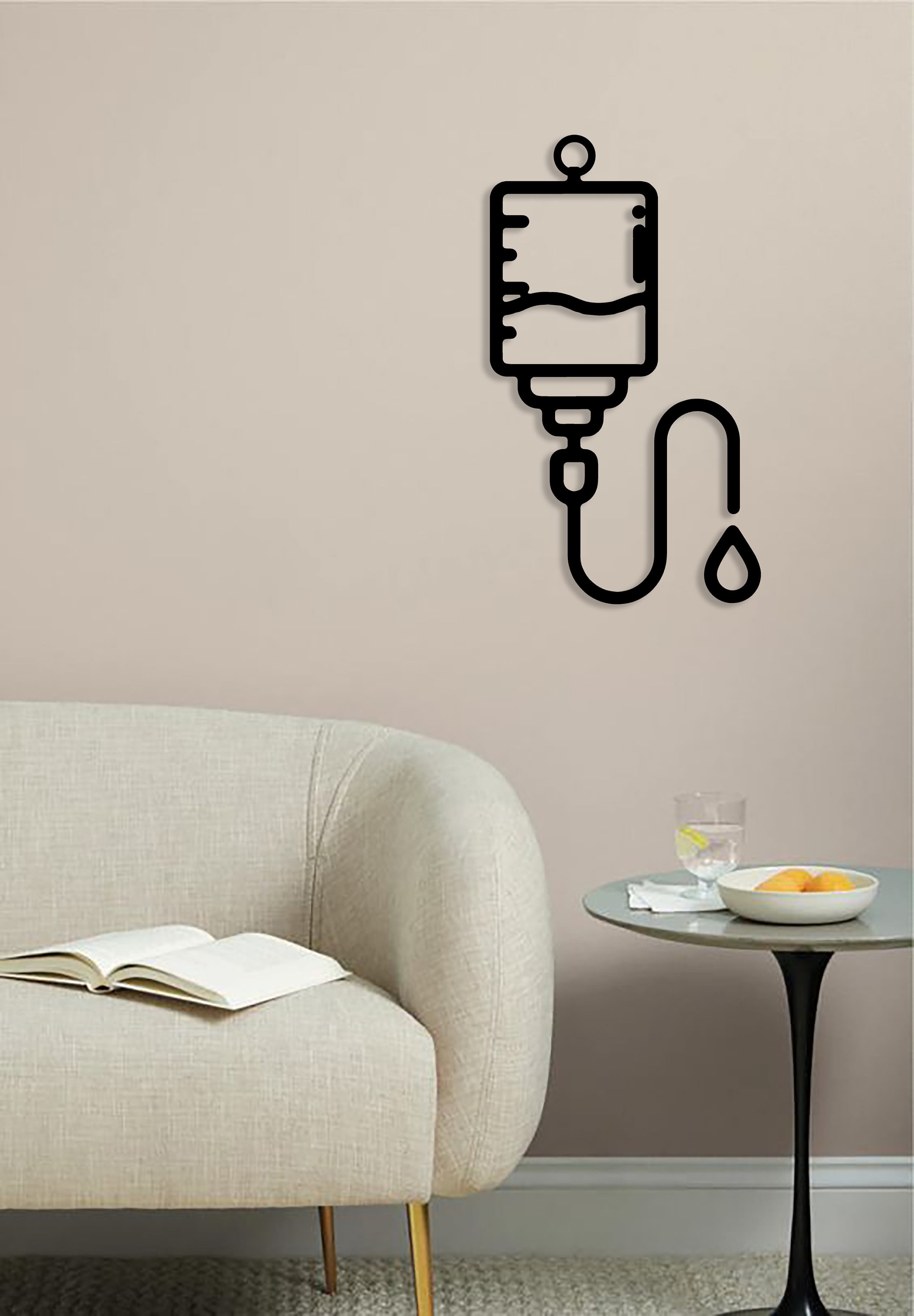 IV Fusion Wood Wall Decor, Clinic Wall Art, Medical Wall Hanging, Gift ...