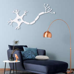 Neuron Brain Cell Wall Decor, Brain House Wood Wall Hangings, Office ...