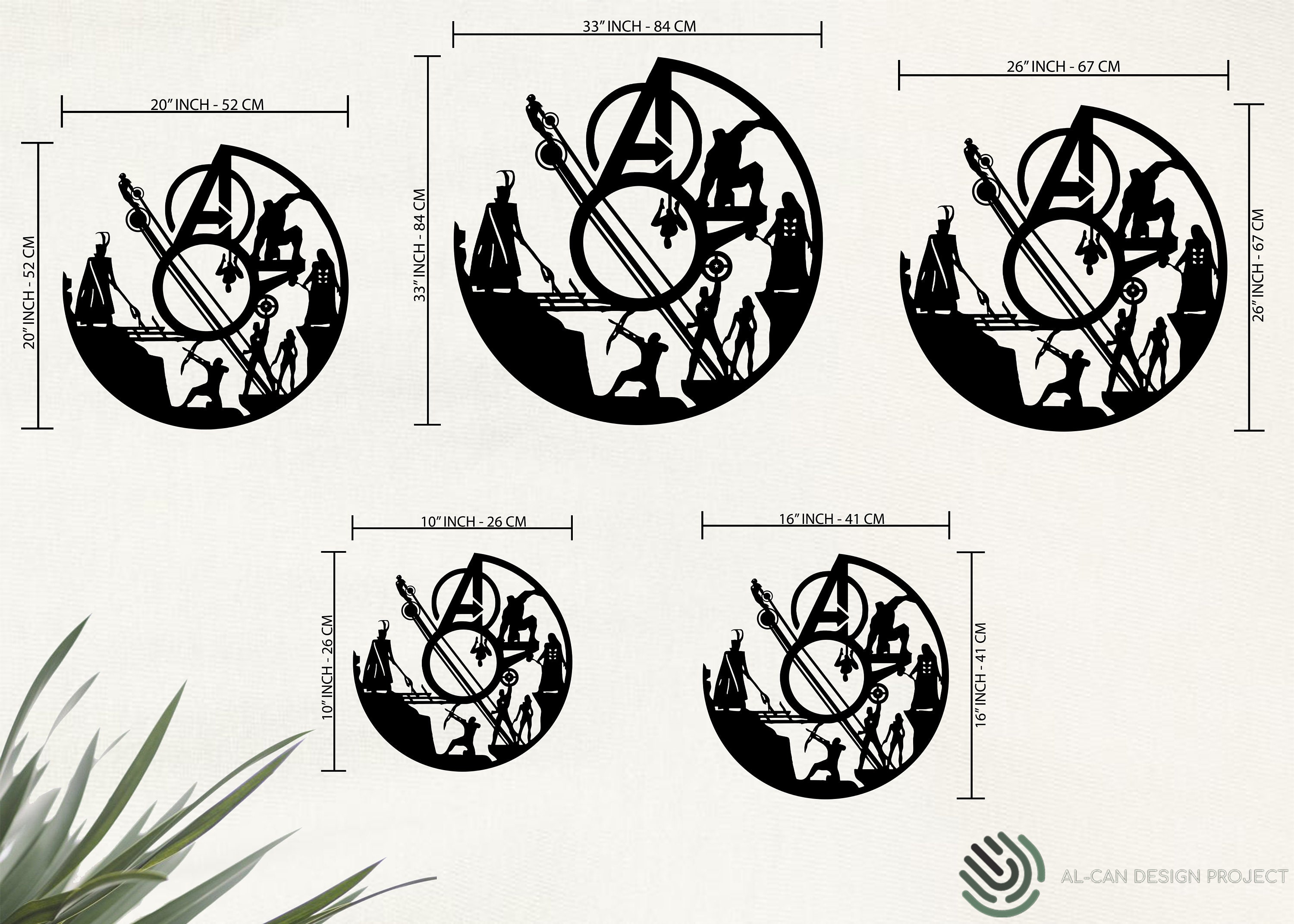 Avengers Wall Decor, Marvel Wall Art, Geometric Wood Wall Hangings ...