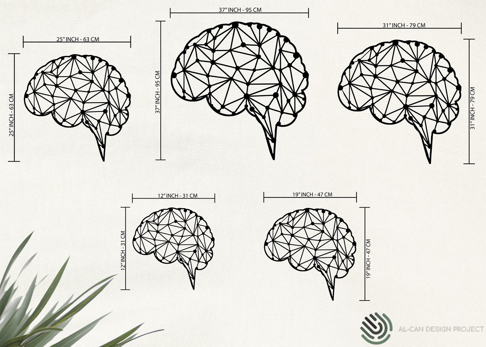 Brain Home Wood Wall Decor, Skull Cells, Living Room Decor, Nursery ...