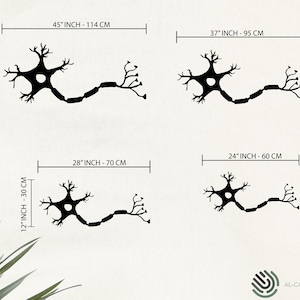 Neuron Brain Cell Wall Decor, Brain House Wood Wall Hangings, Office ...