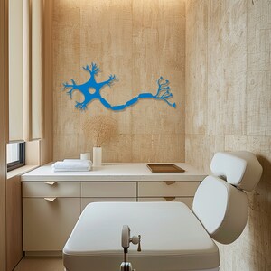 Neuron Brain Cell Wall Decor, Brain House Wood Wall Hangings, Office ...