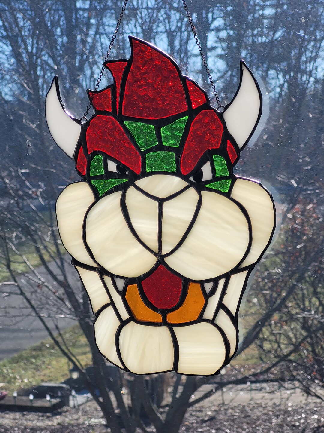 Retro Gaming Stained Glass Suncatcher - Etsy