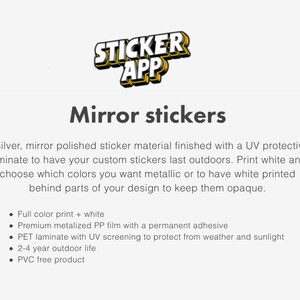 ACOTAR Sticker Set Mirror Material 2.6 Diameter Each - Etsy