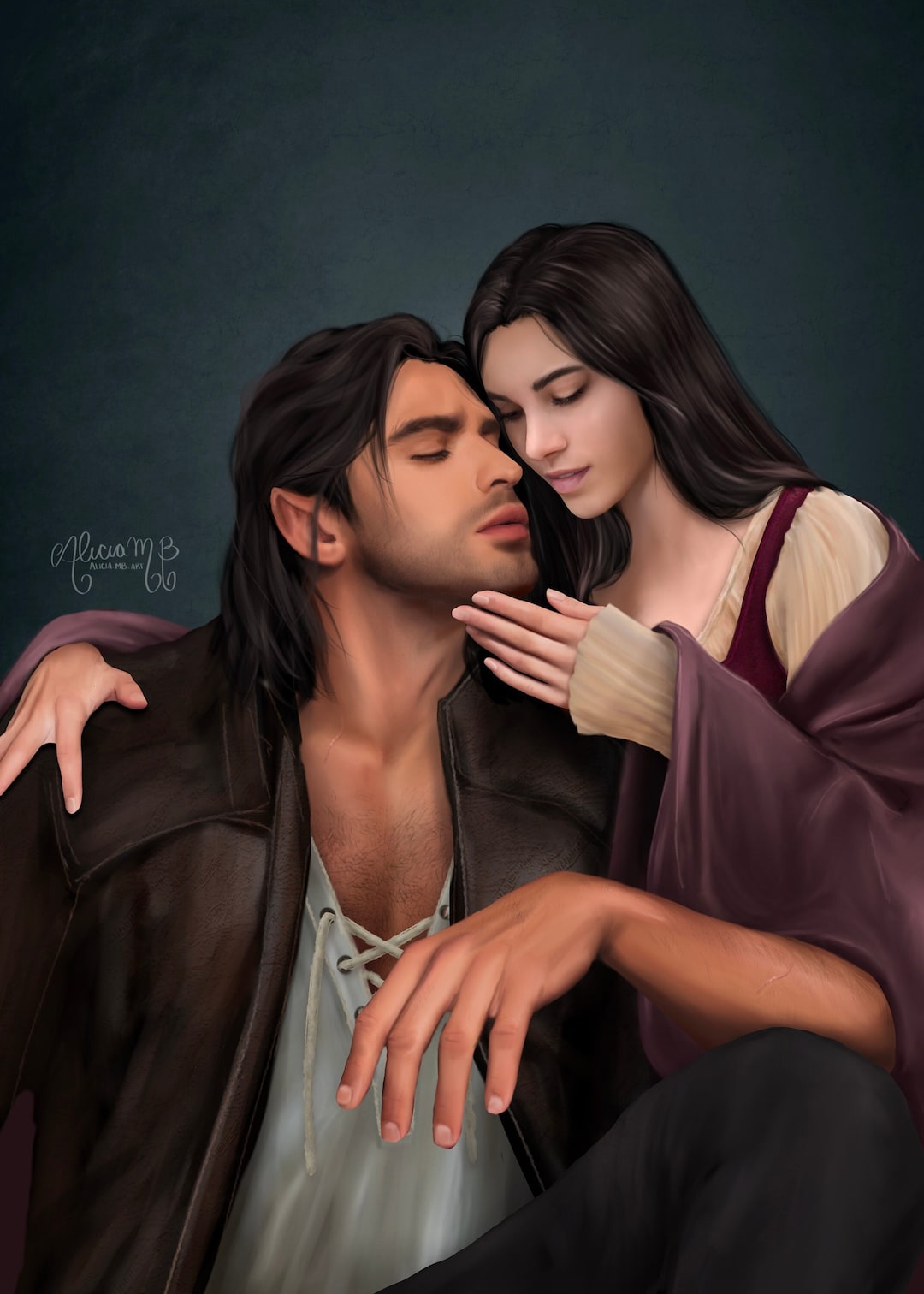 Elide & Lorcan 5x7 or 3x4 Print Licensed Made With Permission - Etsy